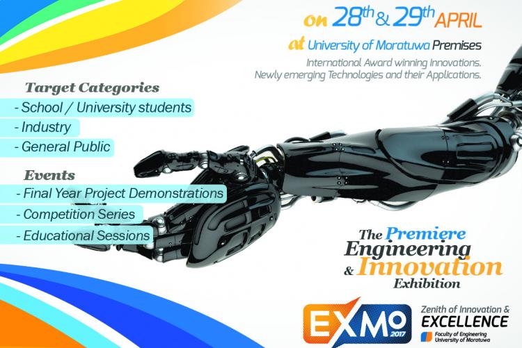 EXMO 2017 - Engineering and Innovation Exhibition | University of Moratuwa